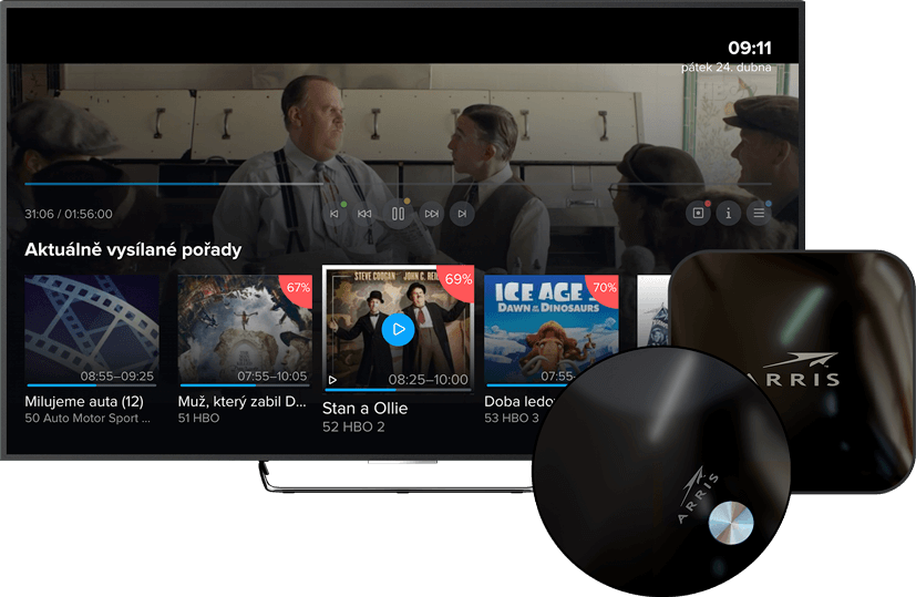 Arris set-top box pro TV | Telly