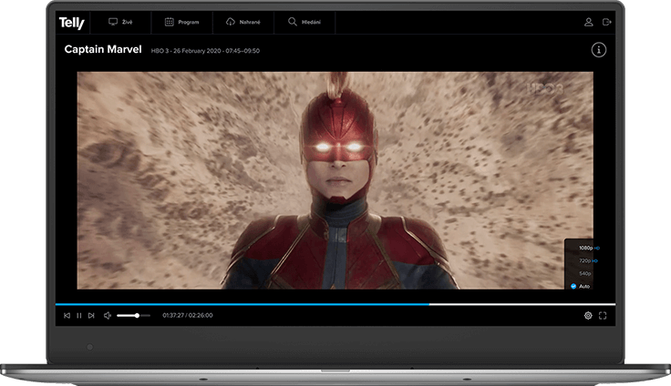 Internetová TV až na 6 zařízeních | Telly
