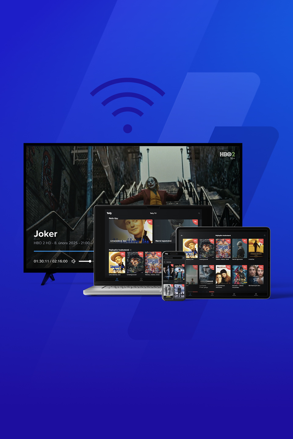 Online televize 7 dní ZDARMA na zkoušku | Telly